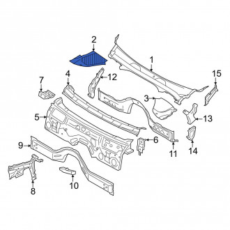 BMW 4-Series Cowl Panels & Parts | Vent Grills — CARiD.com