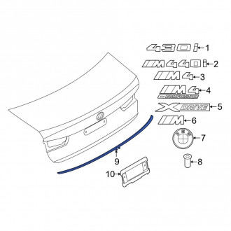 BMW 4-Series Factory Style Rear Spoilers – CARiD.com