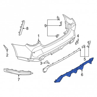BMW 4-Series Replacement Bumper Spoilers & Valances — CARiD.com