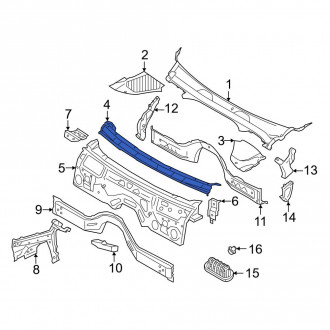 BMW 4-Series Cowl Panels & Parts | Vent Grills — CARiD.com