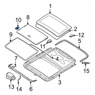 BMW OEM Roofs & Parts - Panels, Drip Rails, Braces | CARiD