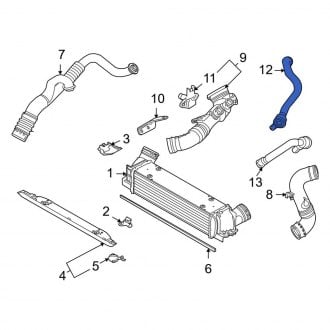 BMW 3-Series Replacement Intercooler Hoses — CARiD.com
