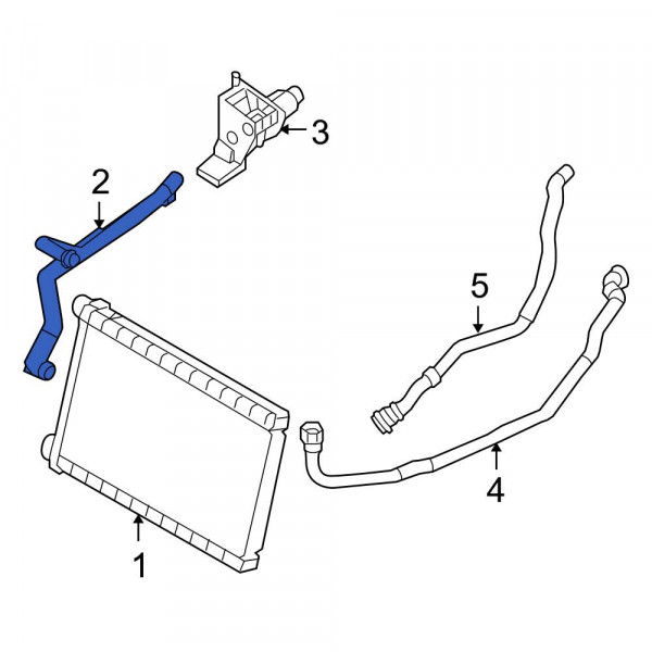 BMW OE 64219178427 - HVAC Heater Hose