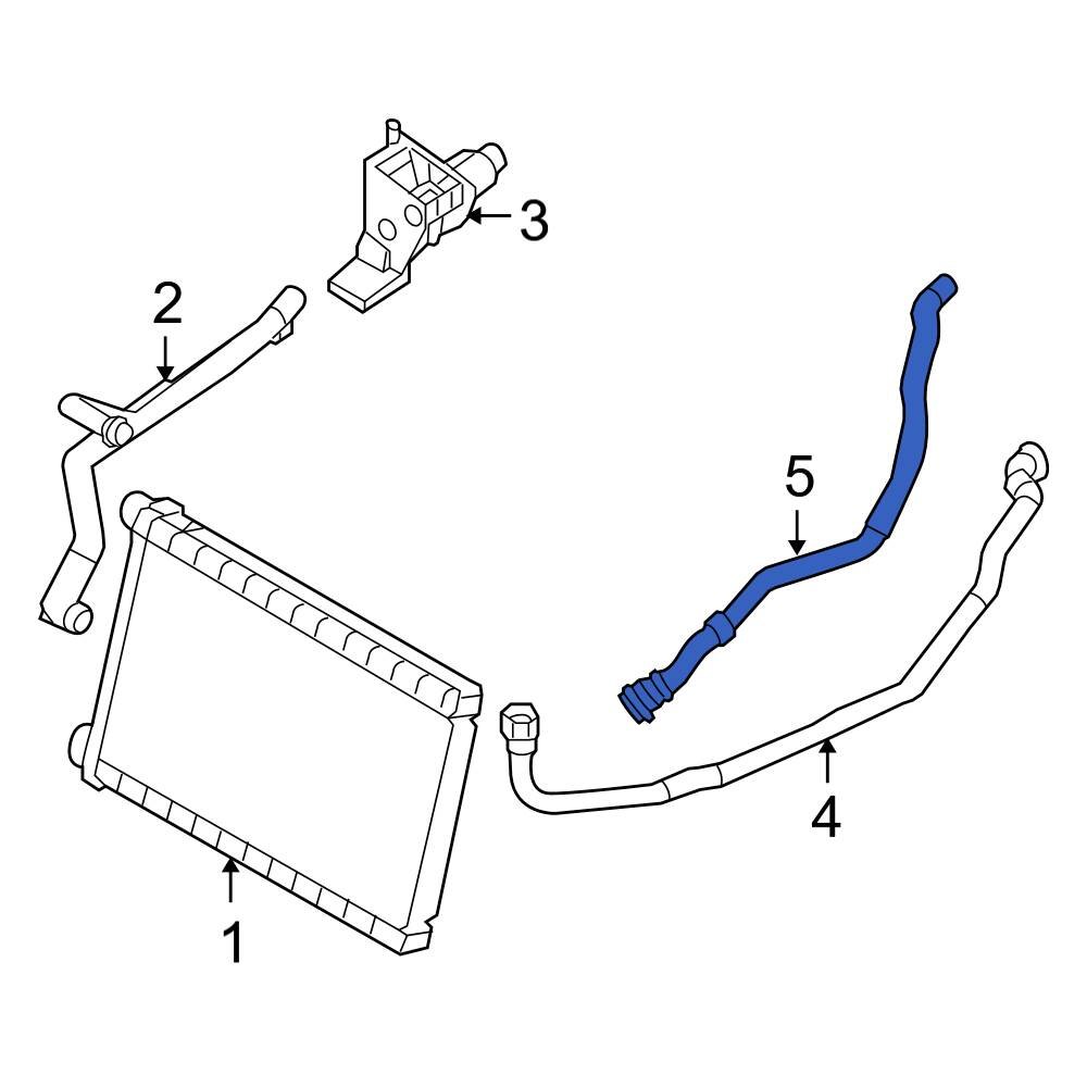 BMW OE 64219178427 - HVAC Heater Hose