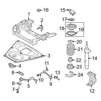 2008 BMW 3-Series OEM Suspension Parts | Shocks, Struts — CARiD.com