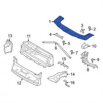 BMW 4-Series Radiator Supports — CARiD.com