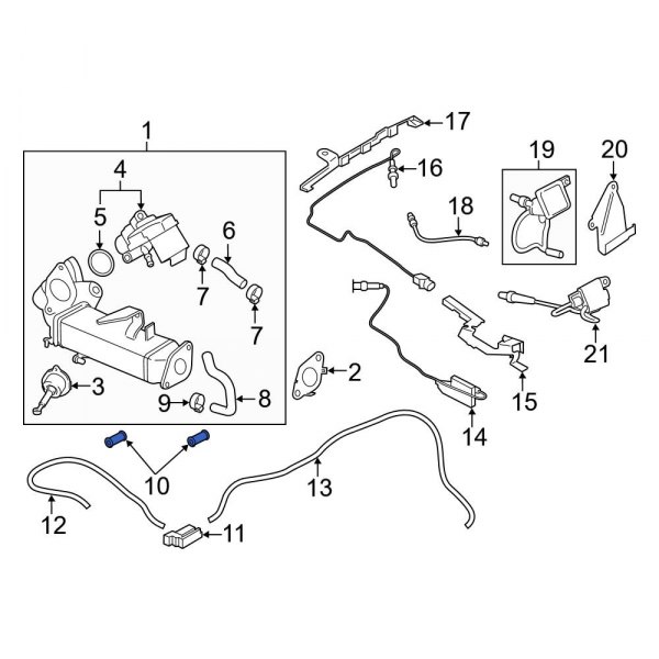 BMW OE 11717799853 - Vacuum Line Adapter