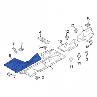 BMW 2-Series Underbody Covers | Splash Shields — CARiD.com
