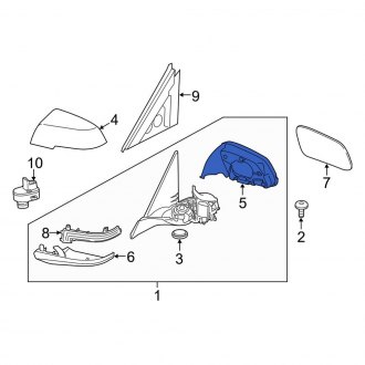 BMW 4-Series OEM Mirrors | Towing, Side & Rear View — CARiD.com