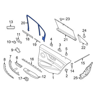 BMW Window Trim | Moldings, Pillar Posts, Sills — CARiD.com