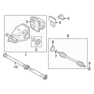 2017 BMW 3-Series OEM Driveline & Axle Parts - Hubs | CARiD