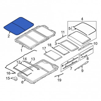 BMW 7-Series OEM Roofs & Parts | Panels, Drip Rails — CARiD.com