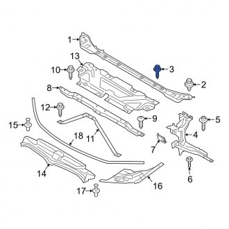 BMW iX Header Panel Brackets & Hardware — CARiD.com