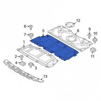 BMW 2-Series Underbody Covers | Splash Shields — CARiD.com