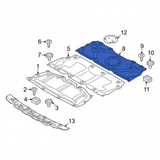 BMW 2-Series Underbody Covers | Splash Shields — CARiD.com
