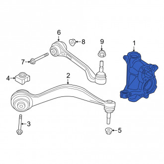 BMW 3-Series Steering Knuckles, Spindles & Parts — CARiD.com