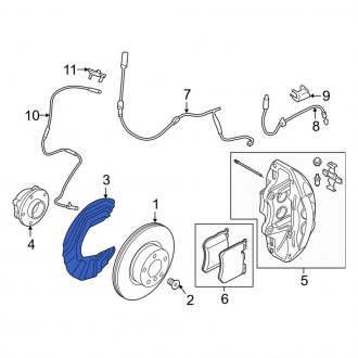 BMW 2-Series Brake Dust Shields & Backing Plates — CARiD.com