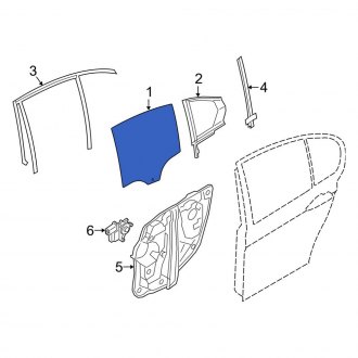 BMW 3-Series Window Glass | Door Glass — CARiD.com