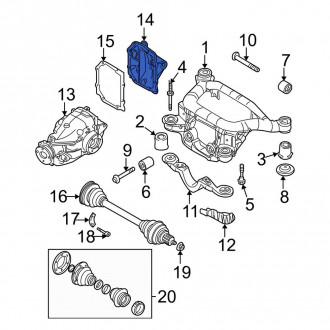 BMW 3-Series OEM Driveline & Axle Parts | Hubs, CV-Joints — CARiD.com