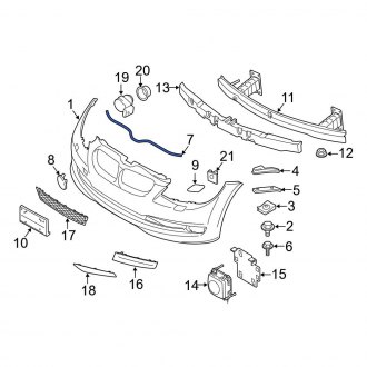 BMW Bumper Seals & Gaskets | Front, Rear Impact Strips – CARiD.com