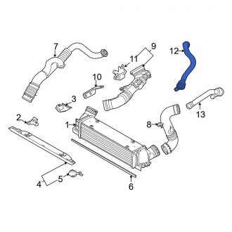 BMW X1 Replacement Intercooler Hoses — CARiD.com