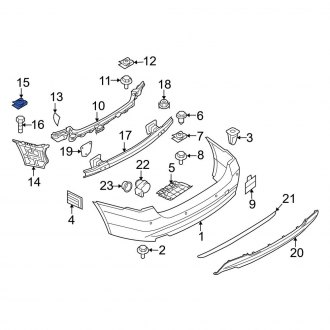 BMW X5 OEM Bumpers | Genuine Front & Rear Bumpers — CARiD.com