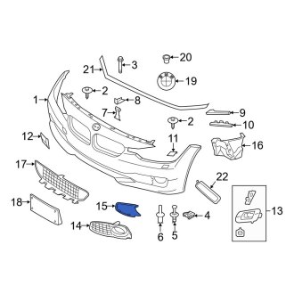BMW 4-Series Replacement Bumper Moldings & Trim — CARiD.com