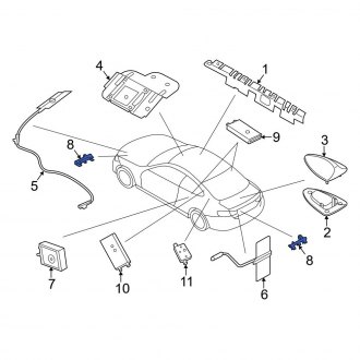 BMW OE™ Antennas & Components - CARiD.com