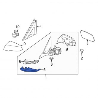 BMW 4-Series OEM Mirrors | Towing, Side & Rear View — CARiD.com