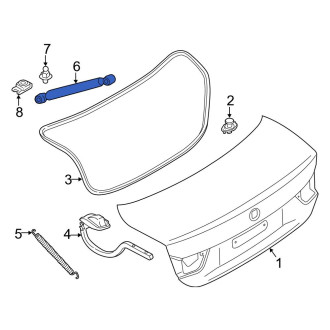 BMW 4-Series Trunk & Tailgate Lift Supports — CARID.com