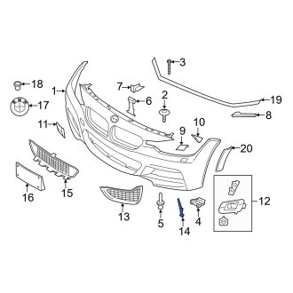 BMW 4-Series Replacement Bumper Moldings & Trim — CARiD.com