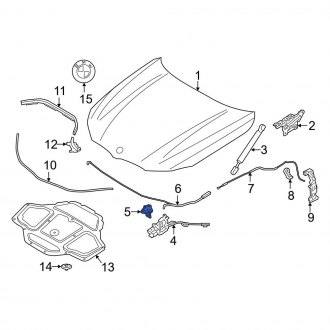 BMW 7-Series Hood Locks & Hood Latches — CARiD.com
