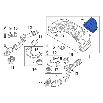 BMW 7-Series OEM Air Intake Parts | Filters, Manifolds — CARiD.com