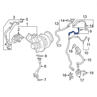 BMW X7 Turbo & Supercharger Lines, Hoses, Fittings — CARiD.com