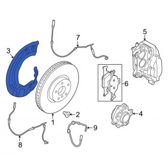 BMW 6-Series Brake Dust Shields & Backing Plates – CARiD.com
