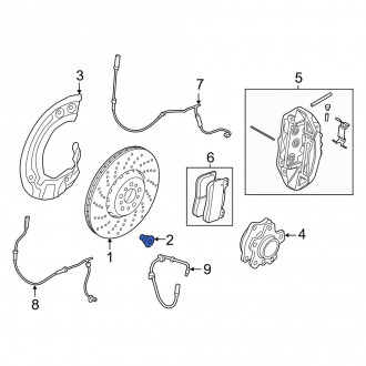 BMW 5-Series OEM Brake Parts | Pads, Bleeders, Rotors — CARiD.com