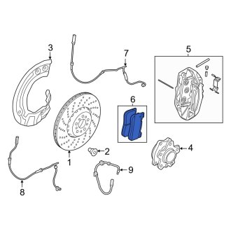 BMW 5-Series OEM Brake Parts | Pads, Bleeders, Rotors — CARiD.com