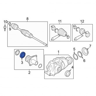 BMW X5 OEM Driveline & Axle Parts - Hubs, CV-Joints | CARiD