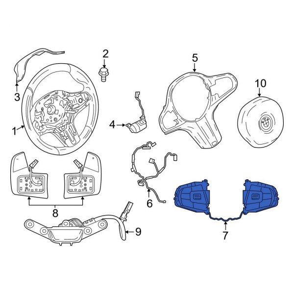 BMW OE 61319354048 - Combination Switch