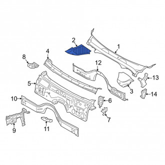 BMW 5-Series Cowl Panels & Parts | Vent Grills — CARiD.com