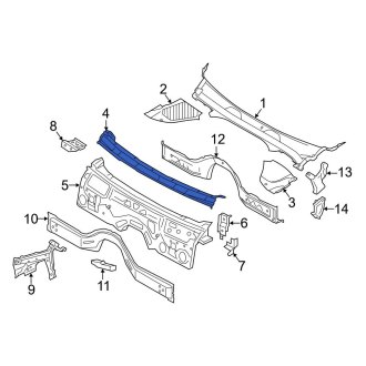 BMW 5-Series Cowl Panels & Parts | Vent Grills — CARiD.com