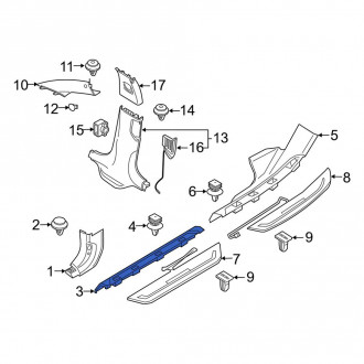 BMW Door Sills | Replacement Door Sill Plates — CARiD.com