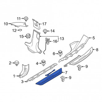 BMW 5-Series OEM Rocker Panels & Floors | Side Skirts, Pans — CARiD.com