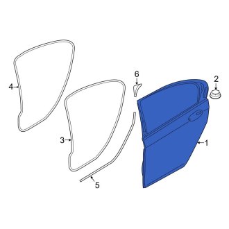 BMW 5-Series Replacement Door Shells & Skins — CARiD.com