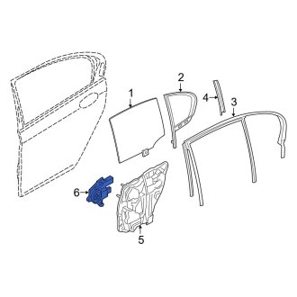 BMW X4 OEM Window Parts | Visors, Regulators — CARiD.com