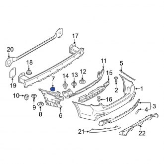 BMW X5 OEM Bumpers | Genuine Front & Rear Bumpers — CARiD.com