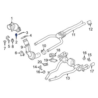 BMW 5-Series OEM Exhaust Parts | Systems, Tips, Pipes — CARiD.com
