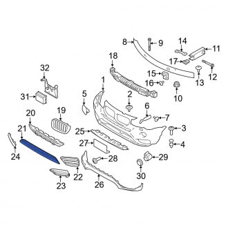 BMW X4 Replacement Grilles | Moldings, Brackets - CARiD.com