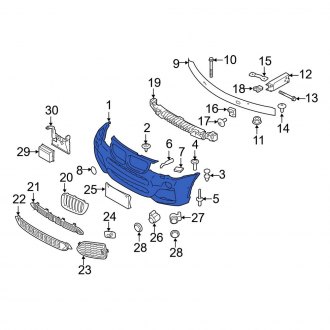 BMW X4 Replacement Front Bumpers & Components — CARiD.com
