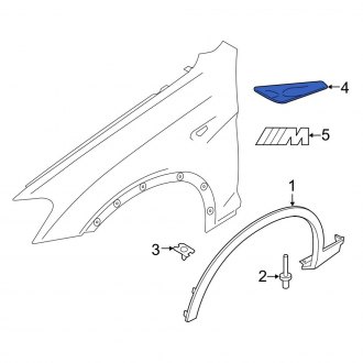 BMW X3 Replacement Fender Moldings & Trim — CARiD.com